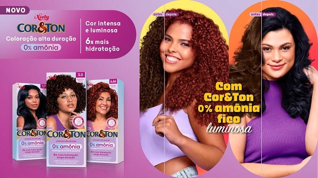 Novidades a linha cor e ton 0 amonia chegou para conquistar