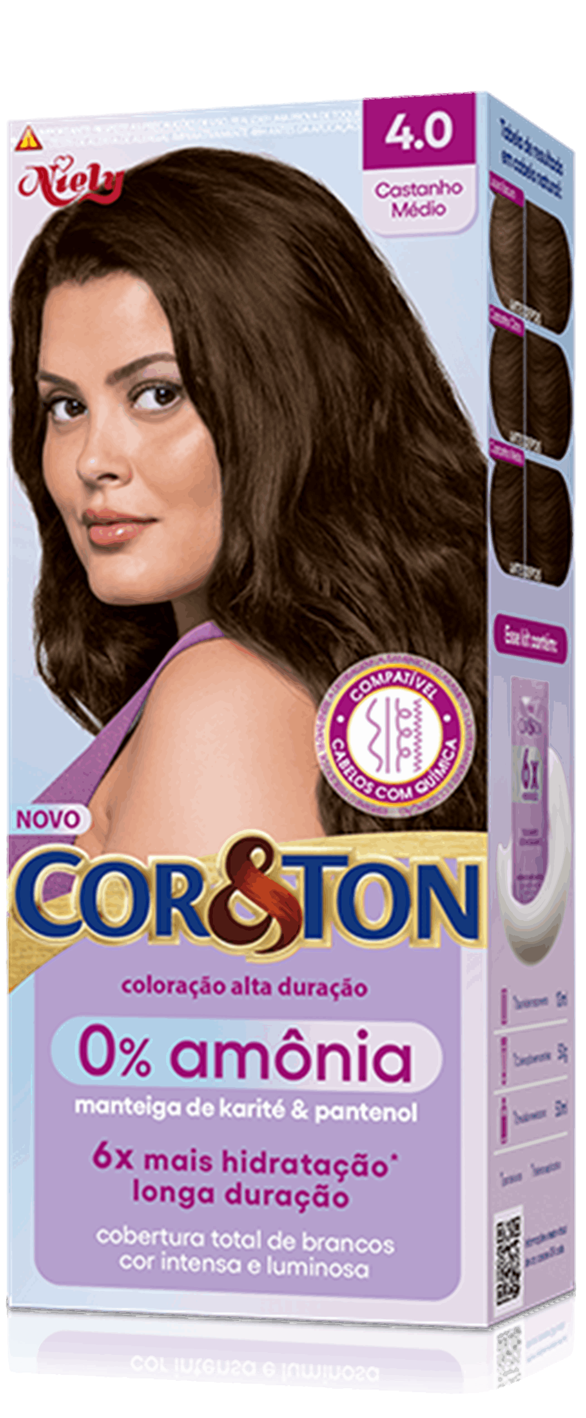 Tabela De Cores De Cabelo Castanho Claro Cor E Ton Sem Amônia 5.0