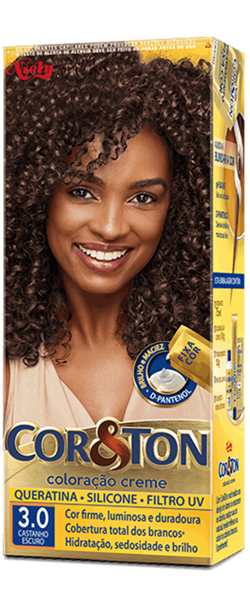 Cor&Ton castanho escuro 3.0: 0% amônia | Fique Diva