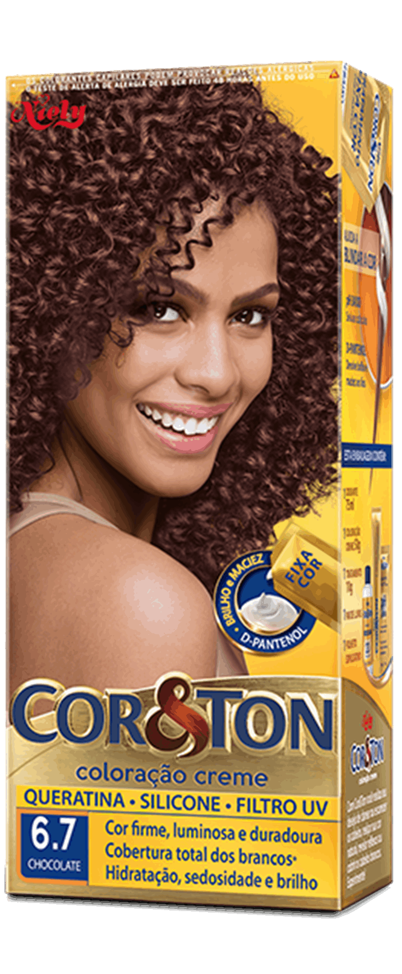 Cor&ton chocolate 6.7: 0% amônia para seus cabelos | Fique Diva