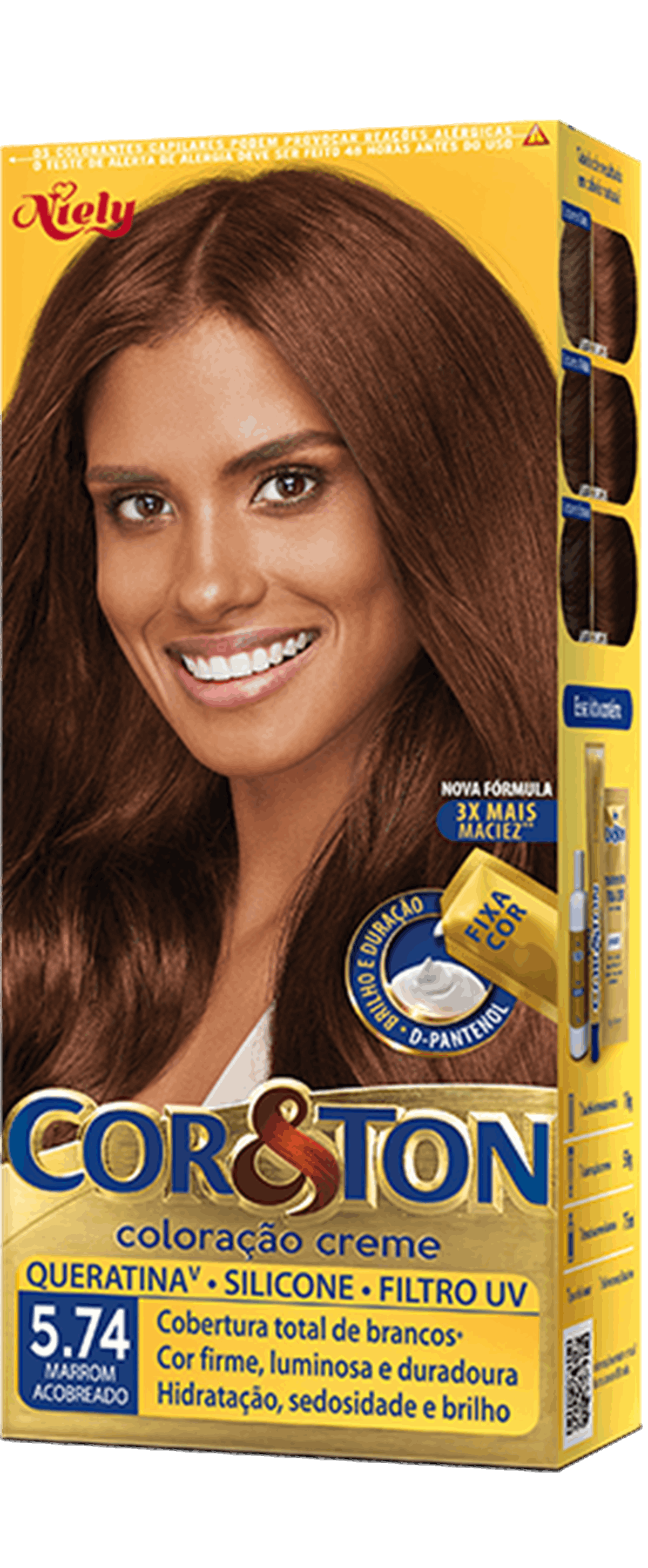 Cor & Ton Marrom Avermelhado 5.74: Cor Quente e Sofisticada