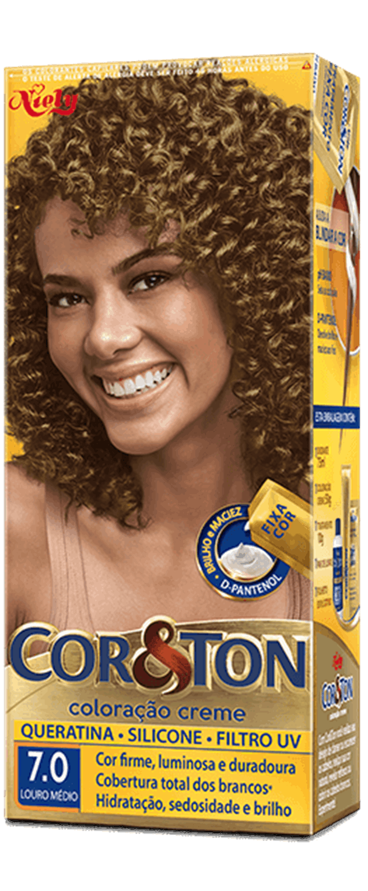 Cor&Ton Louro Médio 7.0 para cabelo | Niely - Fique Diva