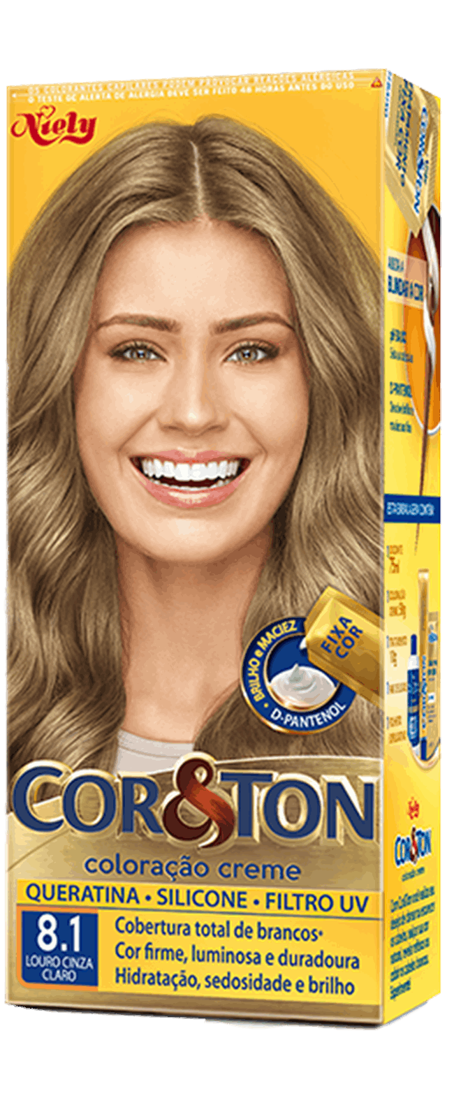 Cor&ton 8.1 louro cinza claro | Fique Diva