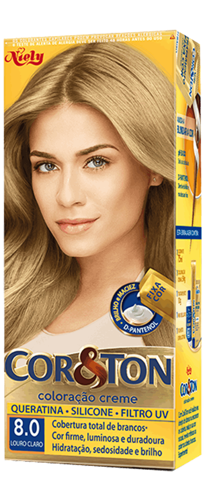 Cor&Ton Louro Claro 8.0 para cabelo | Niely - Fique Diva