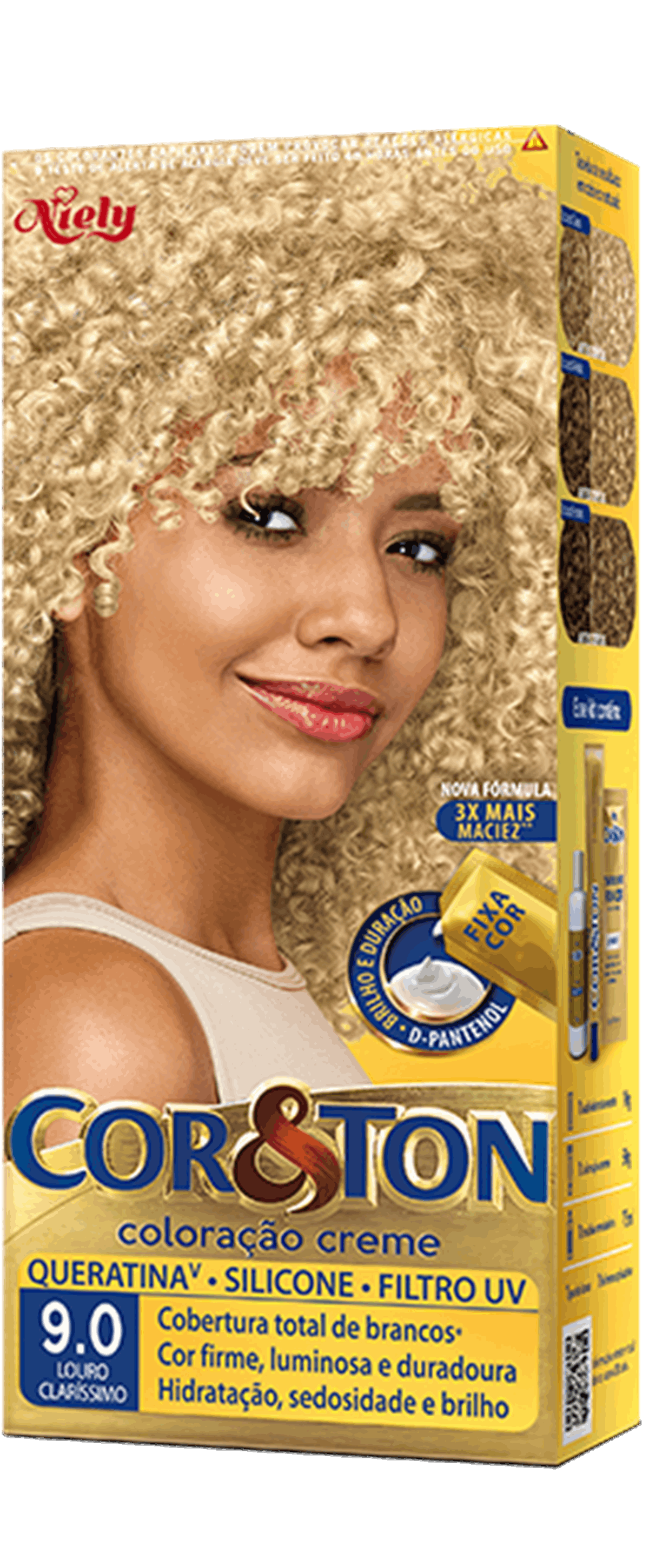 Cor&ton 9.0 louro claríssimo para o seu cabelo | Fique Diva